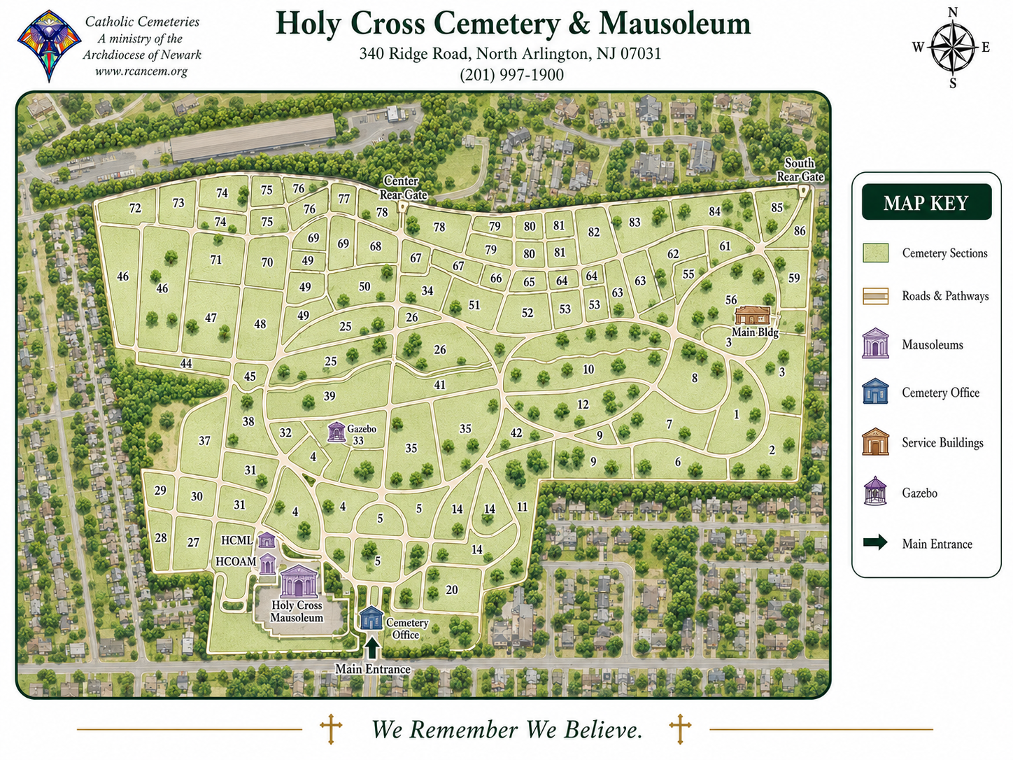 Holy Cross Cemetery & Mausoleum | Catholic Cemeteries of Newark